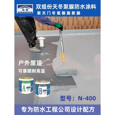 高盾N400天冬聚脲防腐防水涂料屋顶露台混凝土金属面长效耐候系统