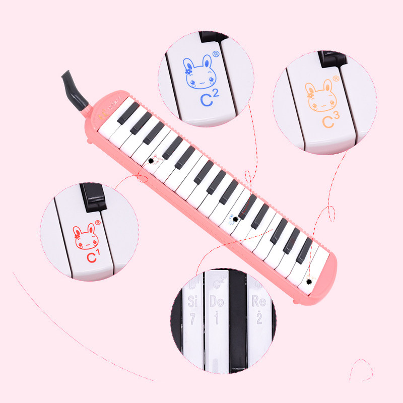 奇美口风琴键键初学者儿童吹管安喆口风琴