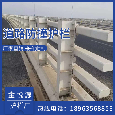 桥梁防撞护栏大桥防撞栏杆公天桥道河道防护栏厂家