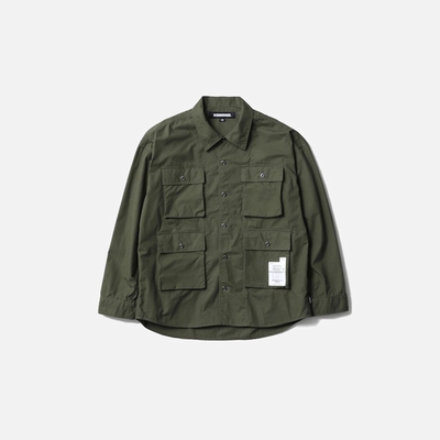 NEIGHBORHOOD UTILITY SHIRT LS长袖工装衬衫25AW