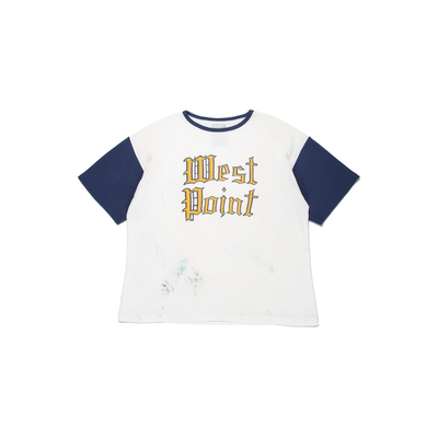 BOWWOW做旧污渍印花短袖T恤