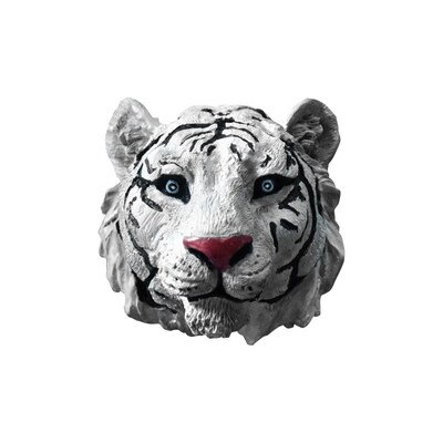 德米白虎汽车出风口香氛车载老虎车内香水装饰香薰夹