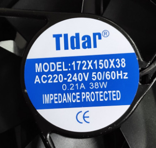 TIDAR220-240V38W柜散热风扇