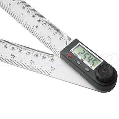 HUOO电子数显角度尺多功能角度测量仪塑料数显角度尺