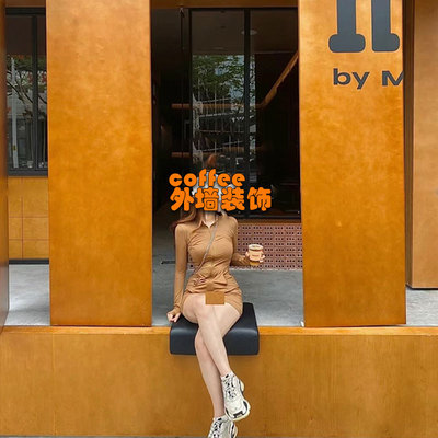 艺术鎏金板材仿真铁锈板墙面装饰板软石材新型装修材料水泥浇筑板