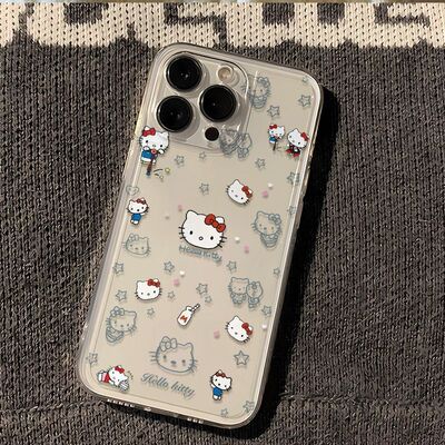 星星蓝线Kitty苹果iPhone保护壳