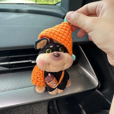 车载香薰汽车空调出风口装饰品新款蜜蜂狗爱车内香氛女