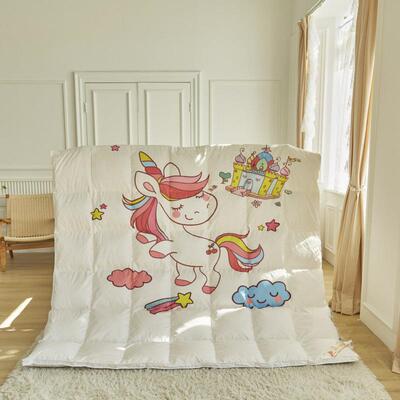 【木云希臻品】A母级高端9类5%白鸭绒幼被FFH芯儿童儿学生羽绒婴