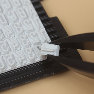 回墨活字印章调数字9标签英文字母自动按压式英语老师