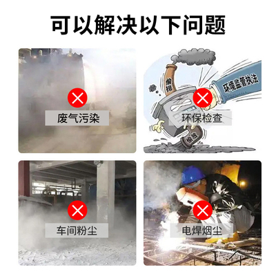 打磨除尘工作台五金业抛光平脉冲式集吸烟净化复合筒器空间