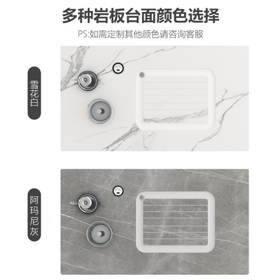 岩板泡茶功夫台面大理石茶台桌阳台哑光亮光