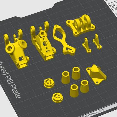 SpeedyBee Bee35穿越机fpv圈圈机 3D打印件TPU配件