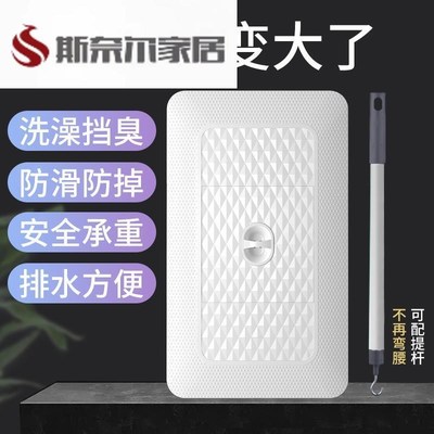 盖板厕所密封盖防臭堵臭器卫生间通用挡板蹲坑蹲厕防滑防掉