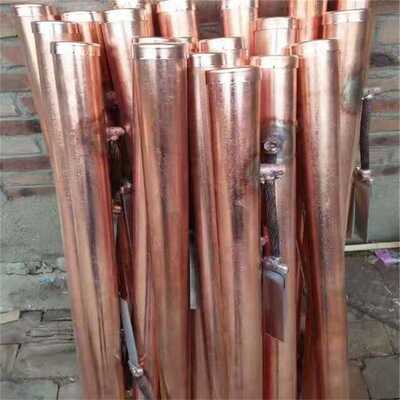 供应12 14 16镀铜圆钢/接地棒 20MM覆铜扁钢 离子接地棒50*5 铜管