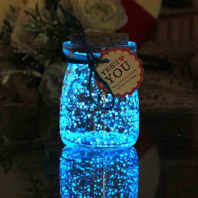 10g Party DIY Fluorescent Super luminous Particles Glow Pigm