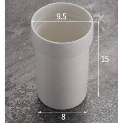 Frosted glass toilet brush cup matt cleaning brush holder ba