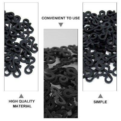 100 Pcs Decor S-hook Clip for outside Lights Hanging Gutter