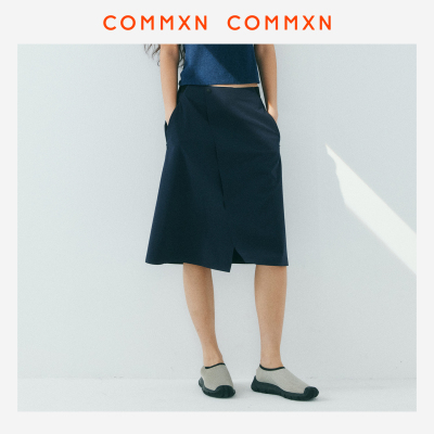 COMMXN·微弹机能A字裙休闲运动简约百搭半裙2026夏季新款女装