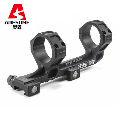 高品质 1.54inch Geissele 凹凸刻字光学镜连体支架 25.4/30mm