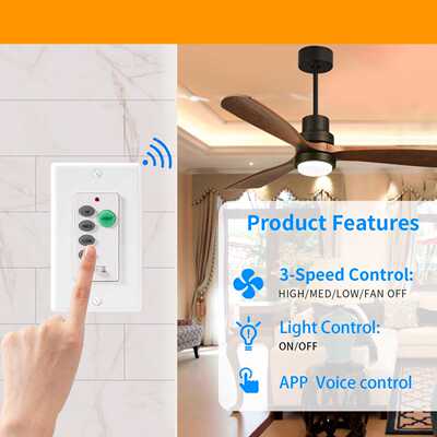 吊扇灯吊扇壁控 UC9050T  CHQ9051T Ceiling Fan Wall Remote