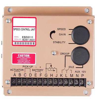 ESD5111柴油发电机组调速板 速度控制器 调速模块控制模块厂家