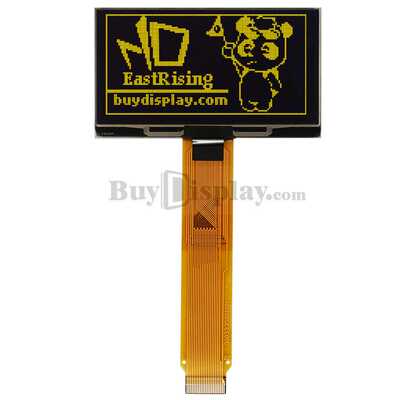 黄色2.6寸OLED显示屏/12864OLED显示模块/128x64点阵/并串口