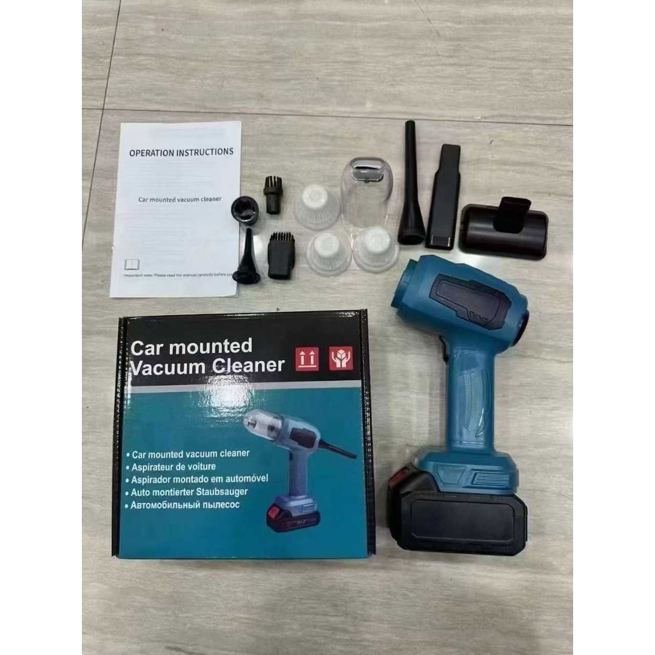 车载吸尘器小型大吸力无线充电家用车用随手吸便携手持锂电池