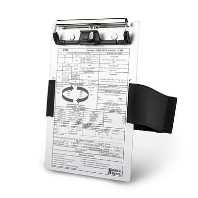 飞行员航空专用VFR航空绘图板金属夹板飞行夹板航空铝板笔记夹