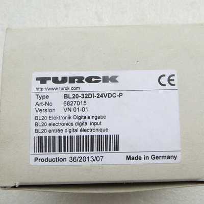BL20-32DI-24VDC-P现货原装图尔克TURCK I/O输入模块货号6827015