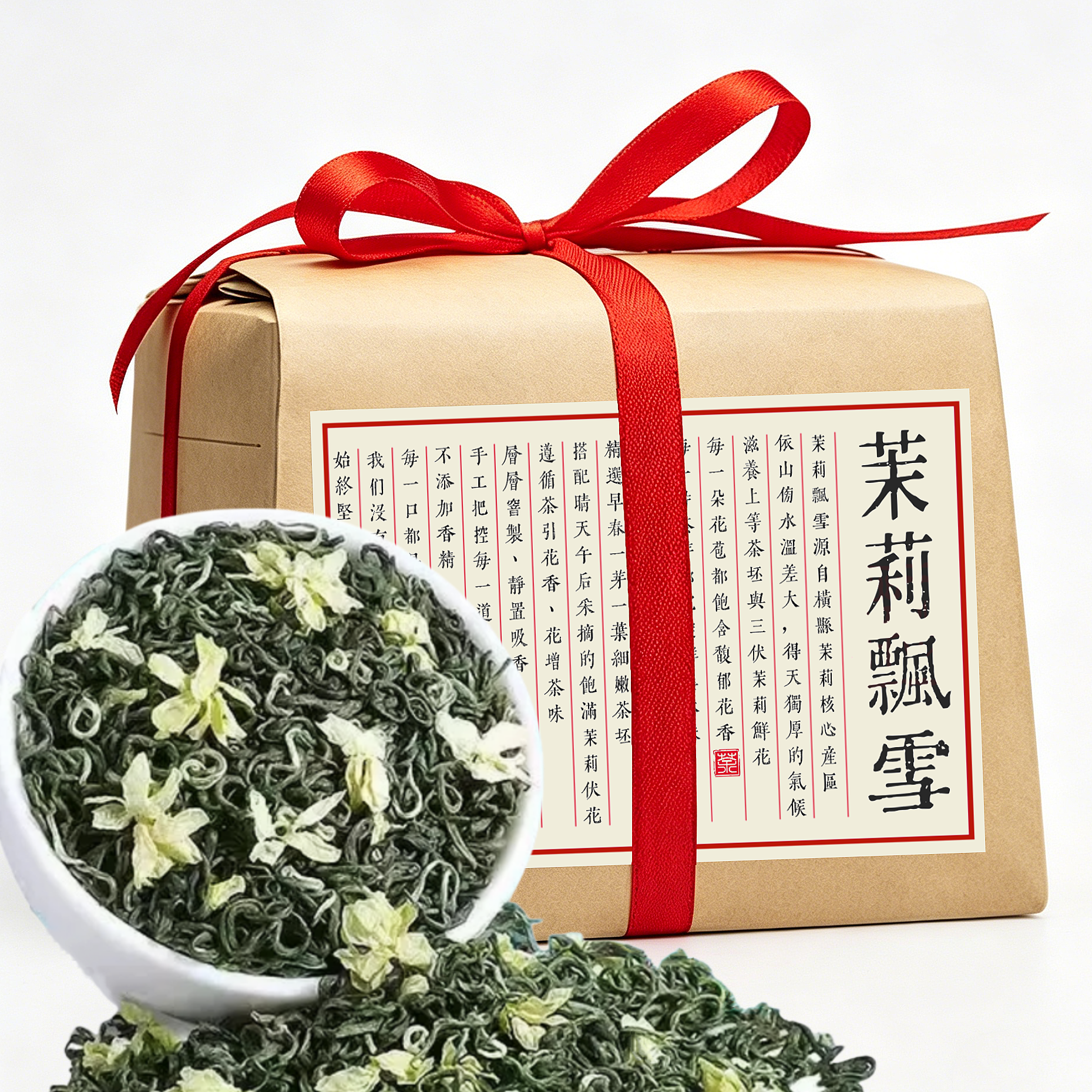 500g茉莉花茶飘雪特级新茶春茶茶叶横县茉莉飘雪散装自己喝批发价