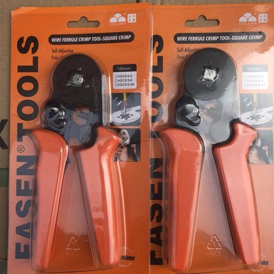 华胜工具 迷你自调管型压线钳针形欧式冷压端子钳针鼻钳