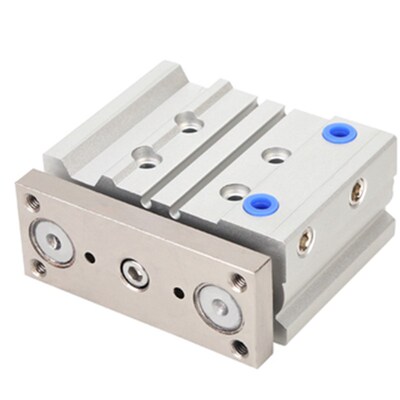 全新双轴多位置安装气缸TD10X5X10X15X20X25X30X50-S