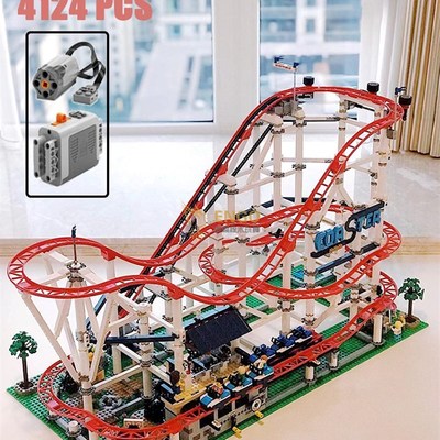 中国积木10261大型过山车游乐场巨大型男孩女孩拼装玩具拼图拼搭