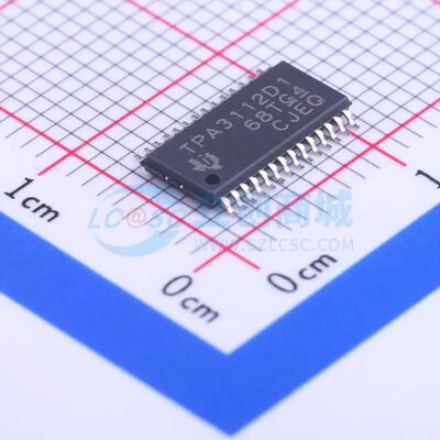 音频功率放大器 TPA3112D1PWPR HTSSOP-28 单声道