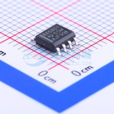音频功率放大器 RC4580IDR SOIC-8 双声道