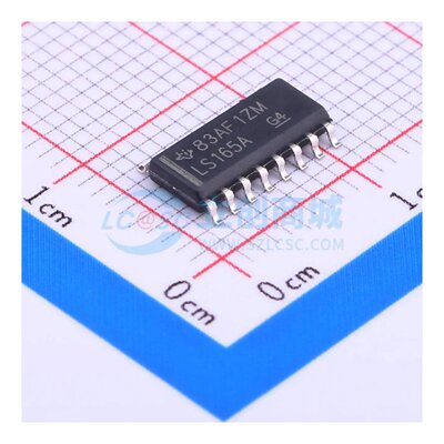 移位寄存器 SN74LS165ADR SOIC-16 35MHz 原装配单