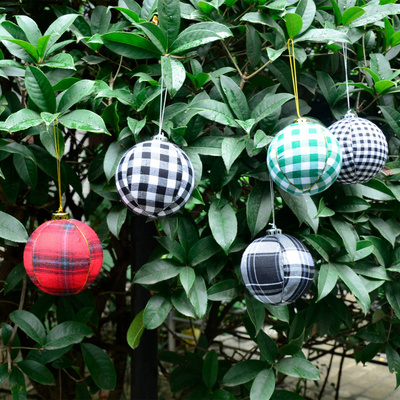 圣诞树挂件布艺装饰品