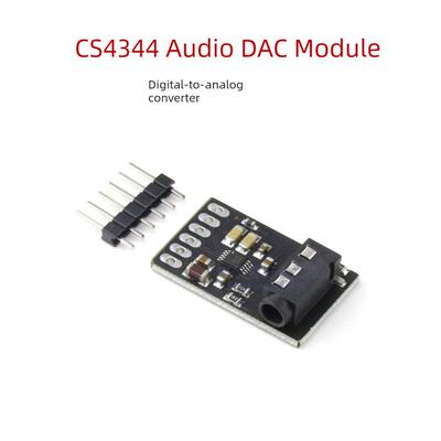 CS4344音频DAC模块立体声数模转换器音频放大器单端功放模块