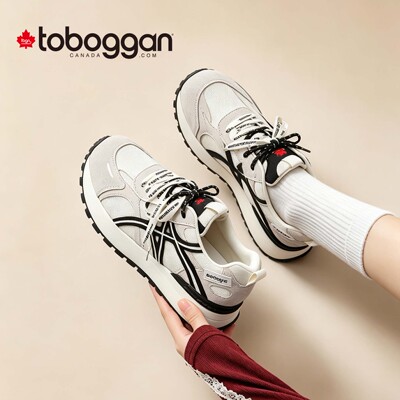 TOBOGGAN厚底网面透气休闲鞋女