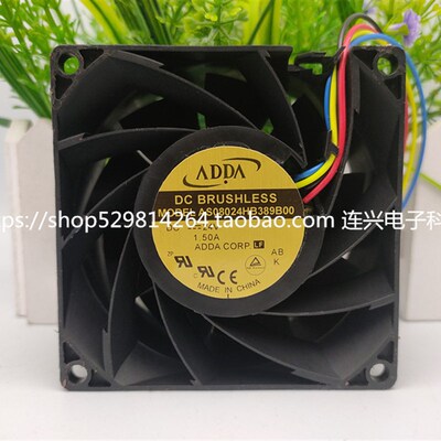 协喜 ADDA风扇AS08024HB389B00通信柜用8038/24V超高速大风量