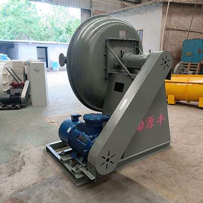 源丰玻璃钢风机FRP材质抗腐蚀耐酸碱4-68离心通风机