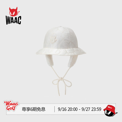WAAC小恶魔官方早秋新品EAR WARMER BUCKET HAT女士护耳渔夫帽