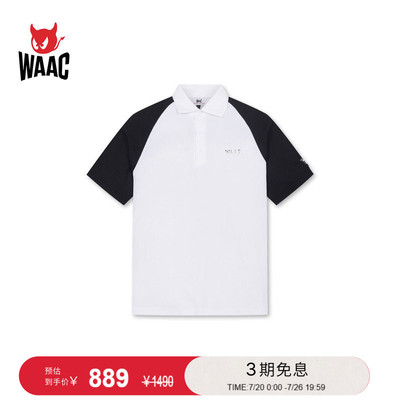 WAAC小恶魔官方春夏男士高尔夫服装SS RAGLAN POLO短袖POLO衫