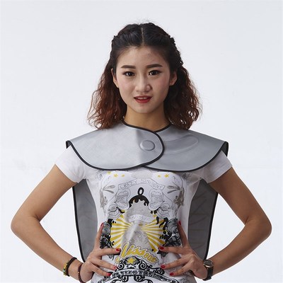 理发店垫肩加厚磁铁烫染披肩剪发焗油围布美发离子烫染发披肩防油
