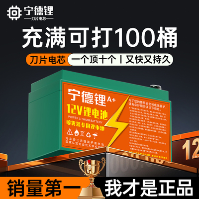 【宁德时代】喷雾器电池刀片电芯