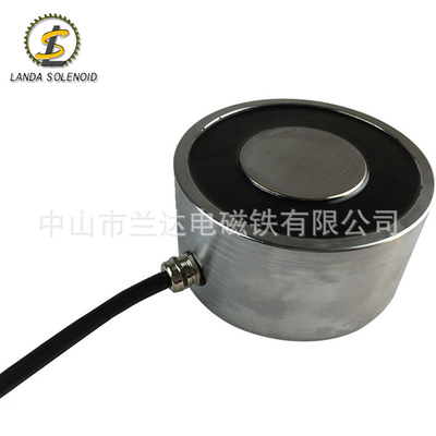 兰达H18090吸盘式电磁铁 直流软磁圆形吸盘式电磁铁 搬运机械自动