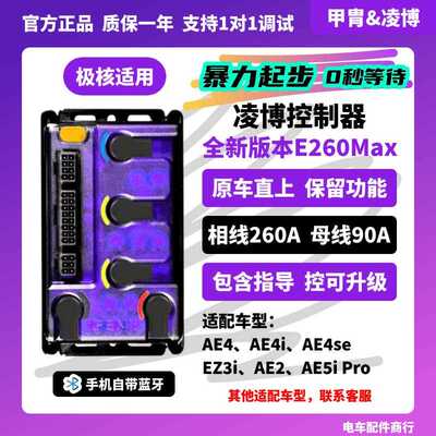 25款极核 AE4AE5直上 凌博控制器 E260MAX 新老可用 九号小牛台铃