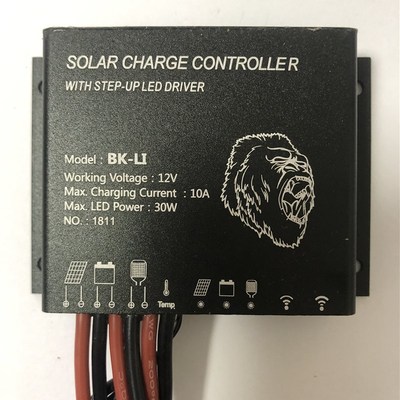 硕日SRNE太阳能路灯控制器12V10A升压30瓦控制器恒流一体机BK-LI