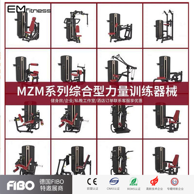 MZM坐姿推胸蝴蝶机直臂夹胸训练高低拉背肩部推举伸曲腿健身器材