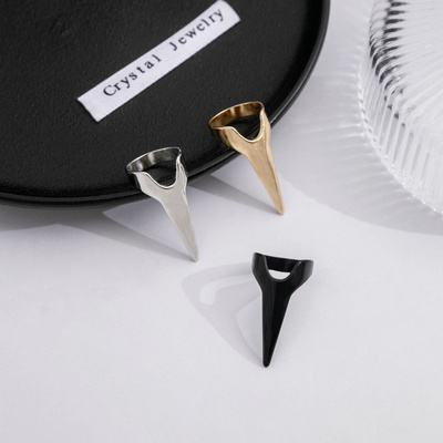 欧美朋克指甲戒指批发